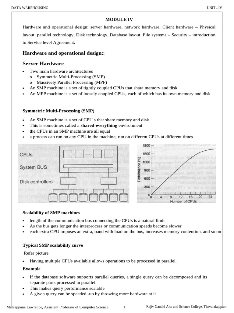 Module IV Datawarehousing | PDF