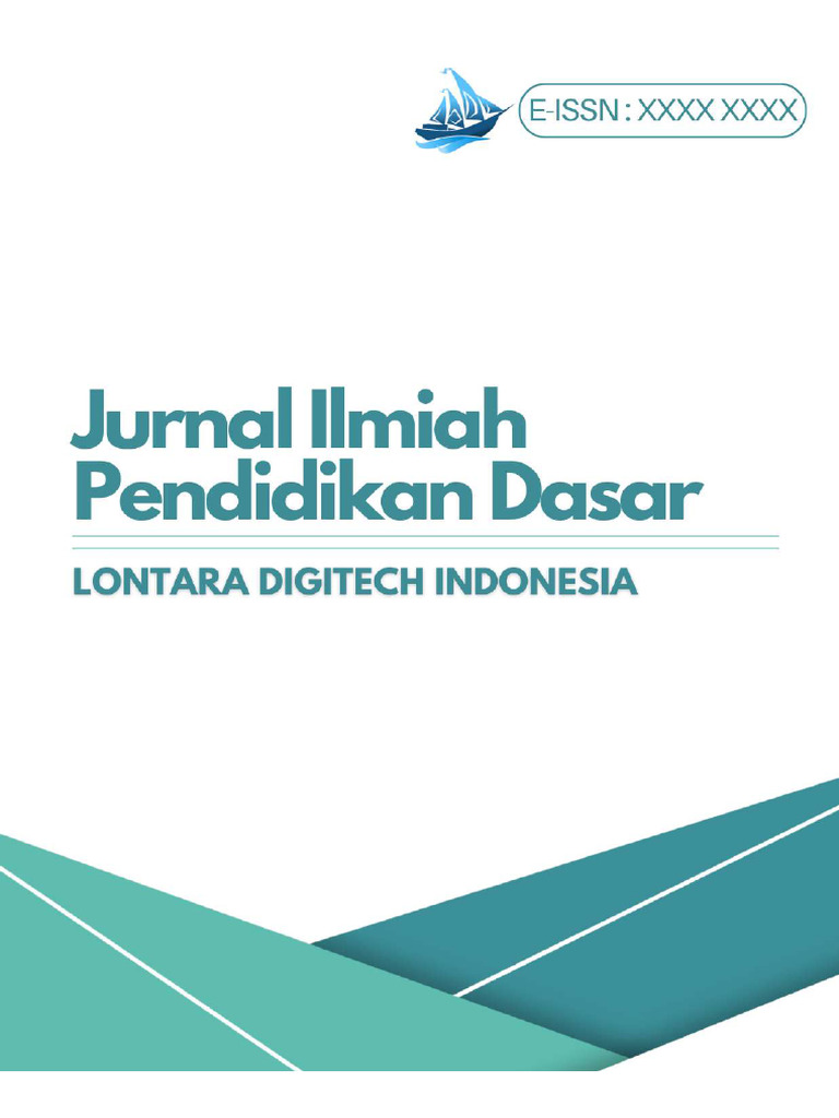 Sampul Jurnal Simpel Minimalis Biru Putih | PDF