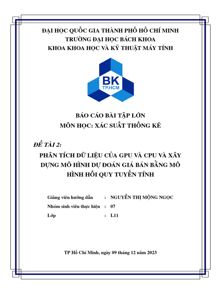 BTL XSTK | PDF