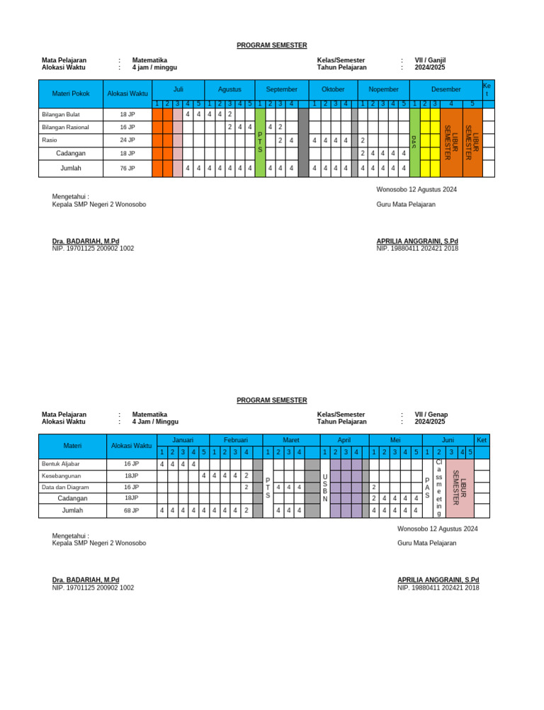 Program Semester | PDF