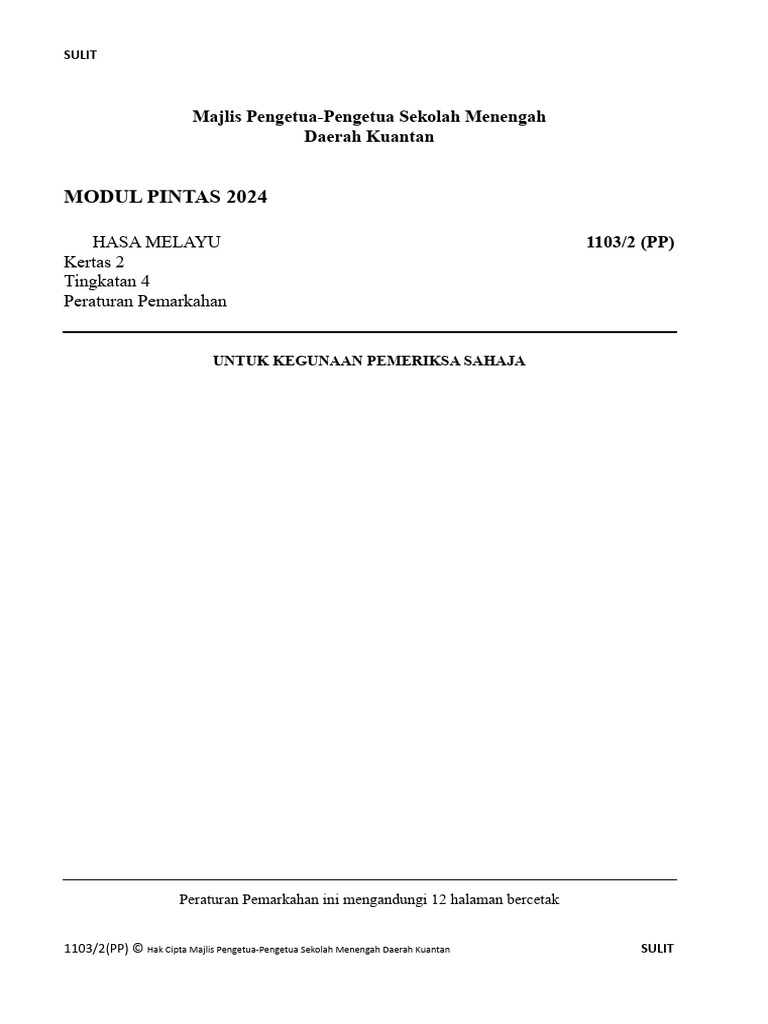 Skema BM2 PPT T4 2024 | PDF