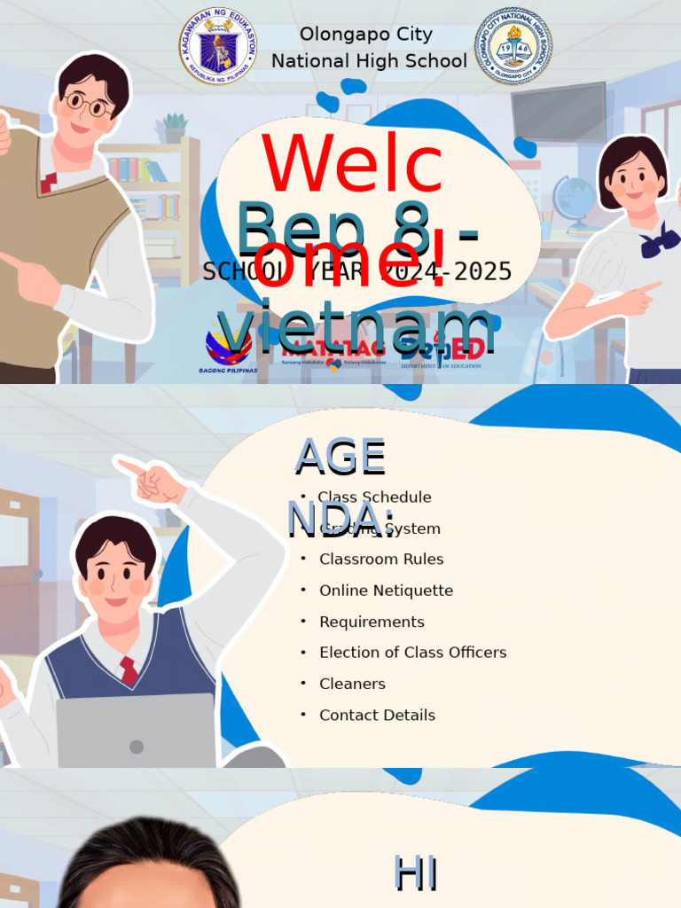 Class Orientation Presentation | PDF | Classroom | Career & Growth