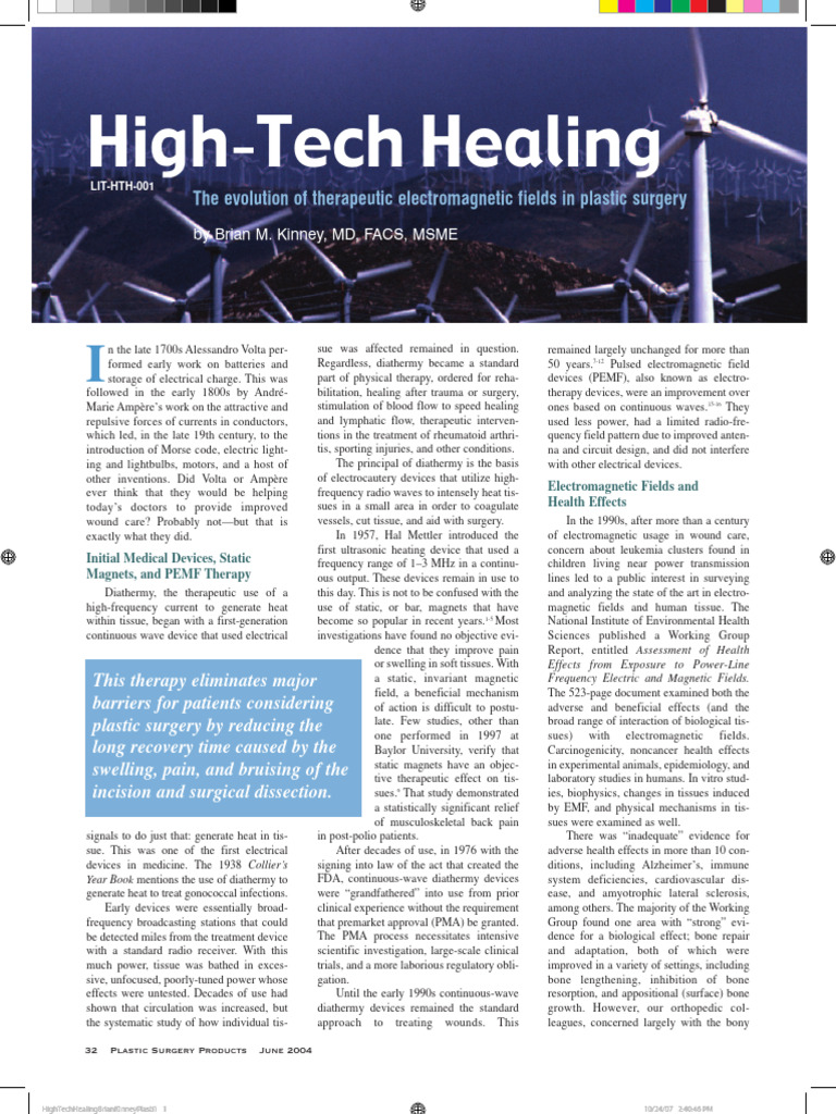 High Tech Healing The Evolution of Thera | PDF