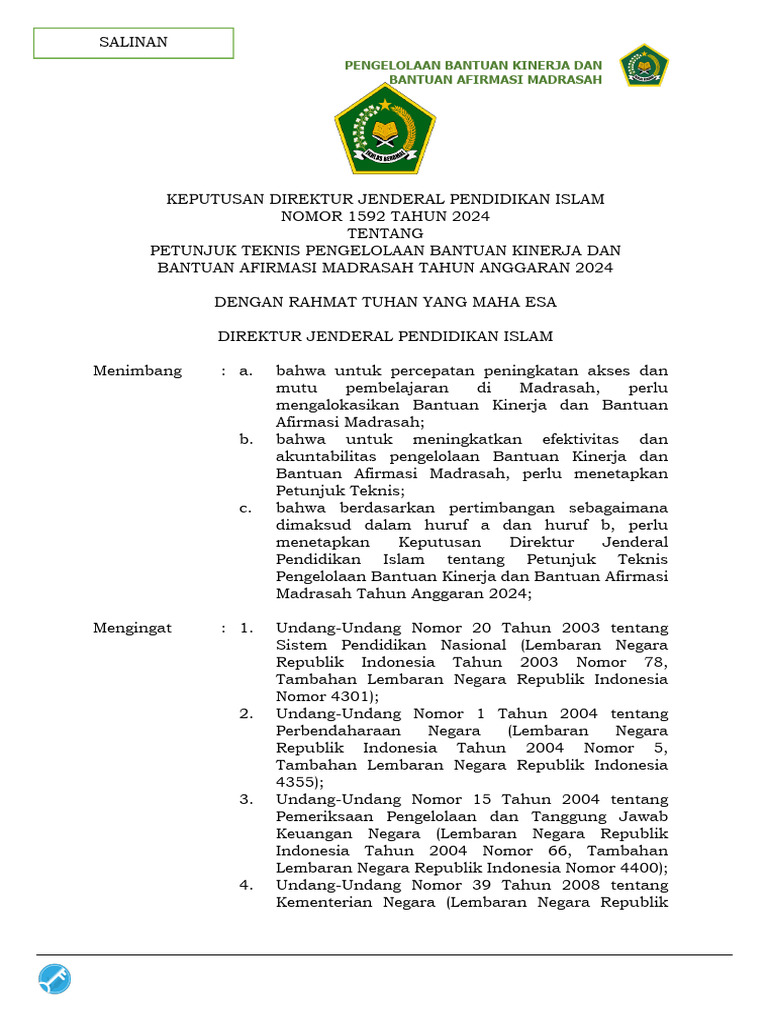 Salinan Juknis BKBA Batch 4 | PDF