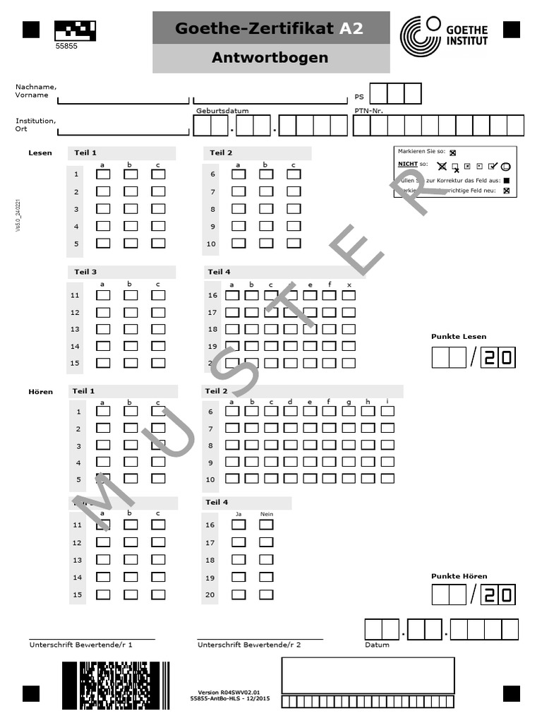 A2 Modellsatz Erwachsene 28 | PDF