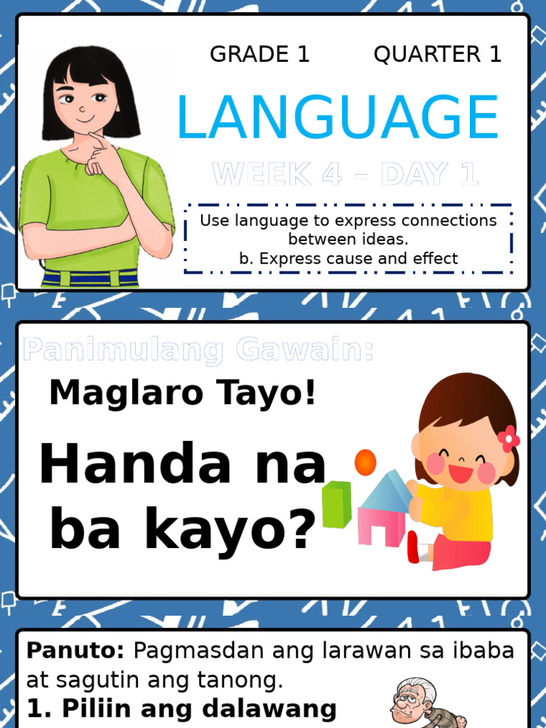 Grade 1 Language Week 4 | PDF Grade 1 Language Week 4 | PDF