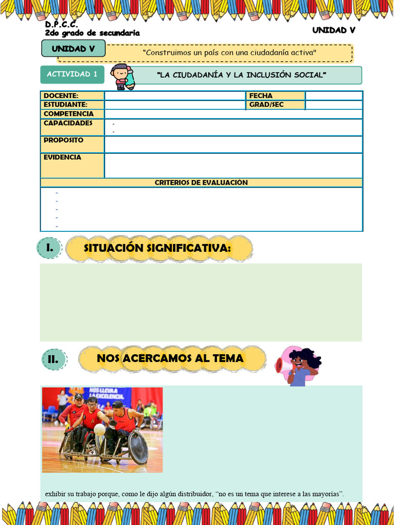 2° DPCC - Actv.01-Uni.5 2024 | PDF