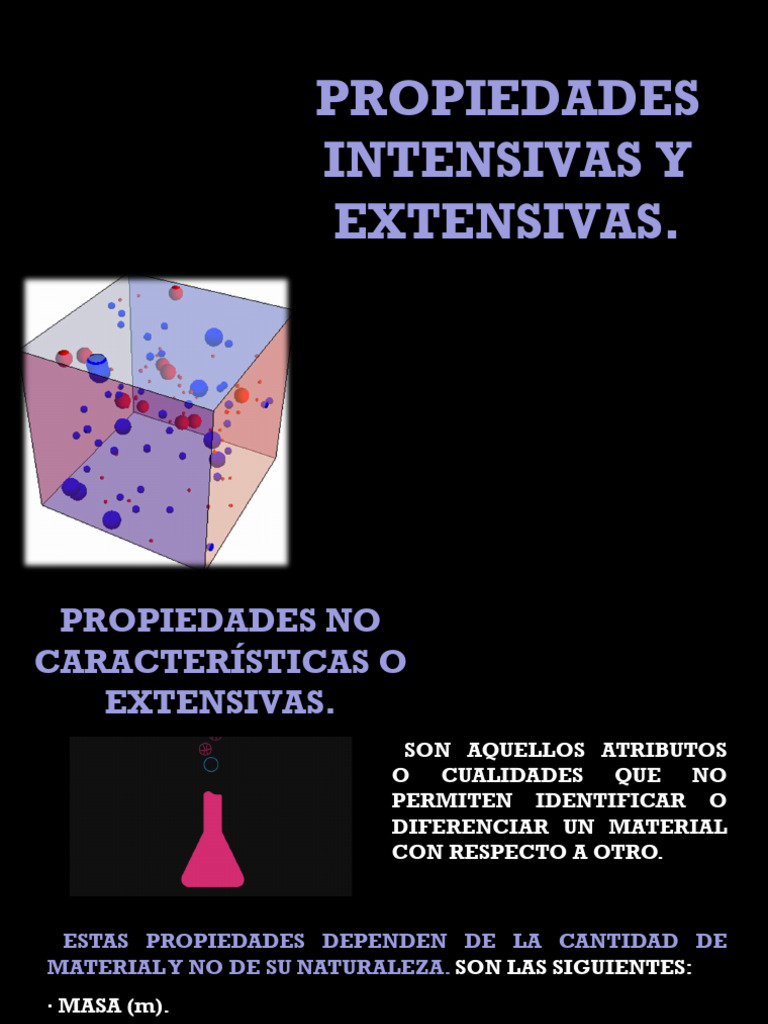 04 Propiedades Intensivas y Extensivas | PDF