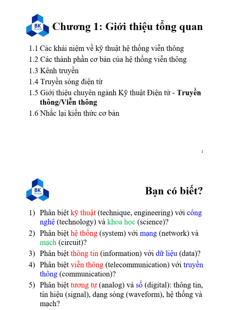 HTVT C1 15062024 Lecture SV | PDF