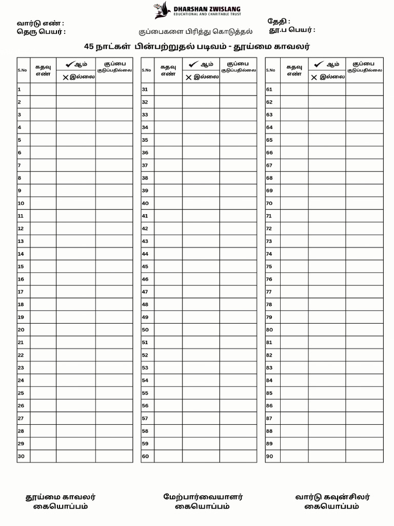 waste segregation survey form (1) | PDF waste segregation survey form (1) | PDF