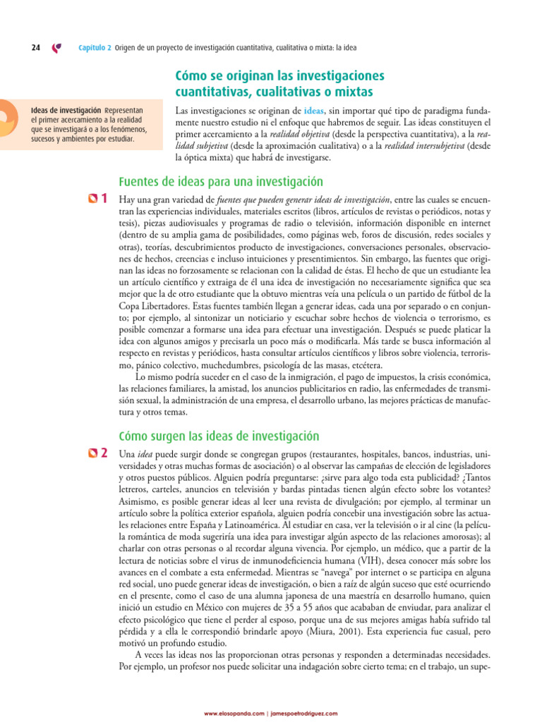 1 Cómo Se Originan Las Investigaciones | PDF