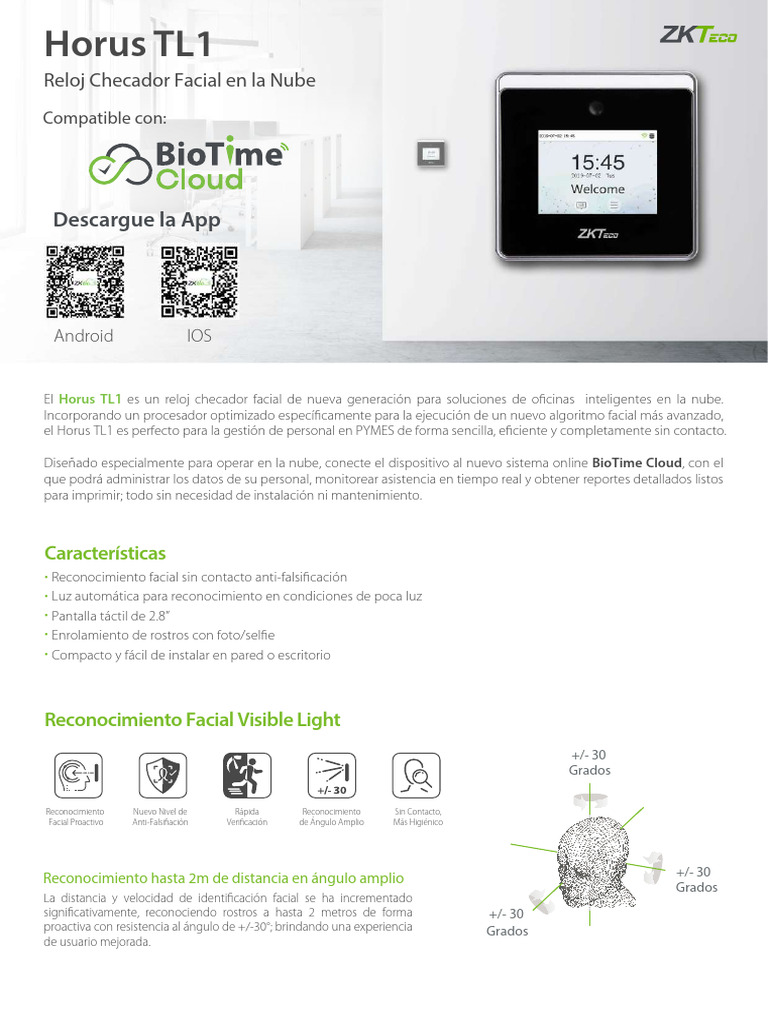 Horus TL1 Ficha Tecnica | PDF