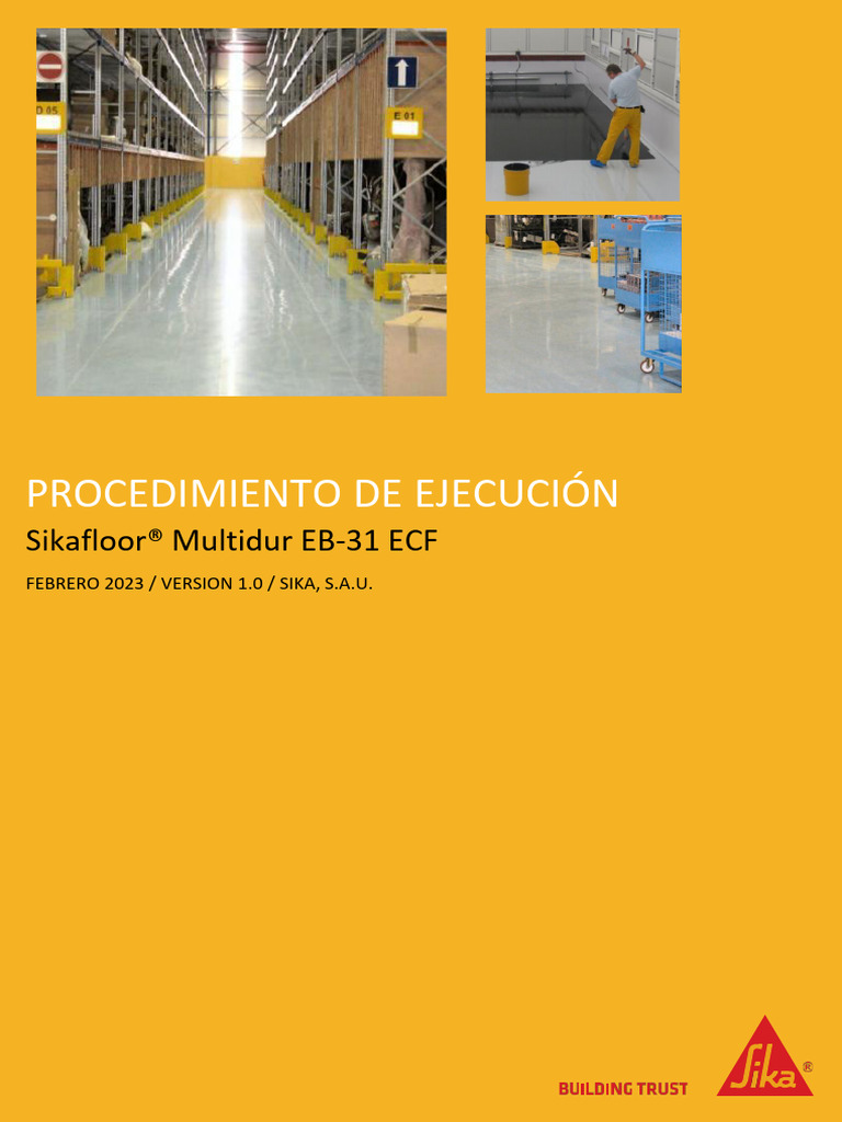 Sikafloor Multidur EB-31 ECF | PDF