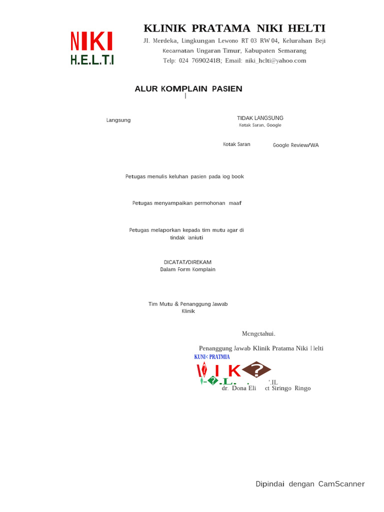 Alur Komplain | PDF