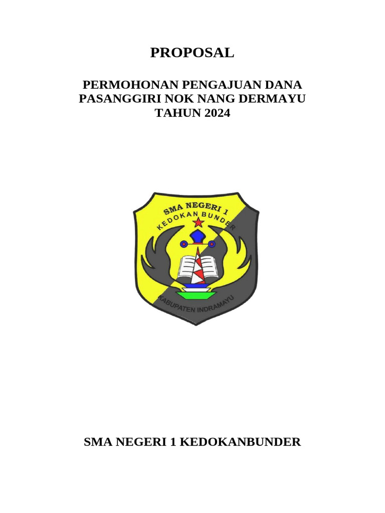 Proposal Permohonan Pengajuan Dana Untuk Mengikuti Lomba | PDF