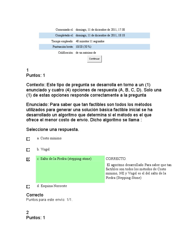 Evaluacion Nacional Metodos Corregida | PDF