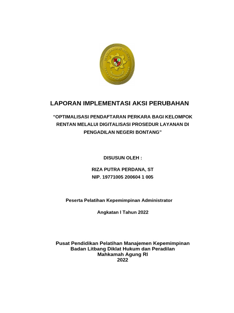 LIAP Riza Putra Perdana | PDF