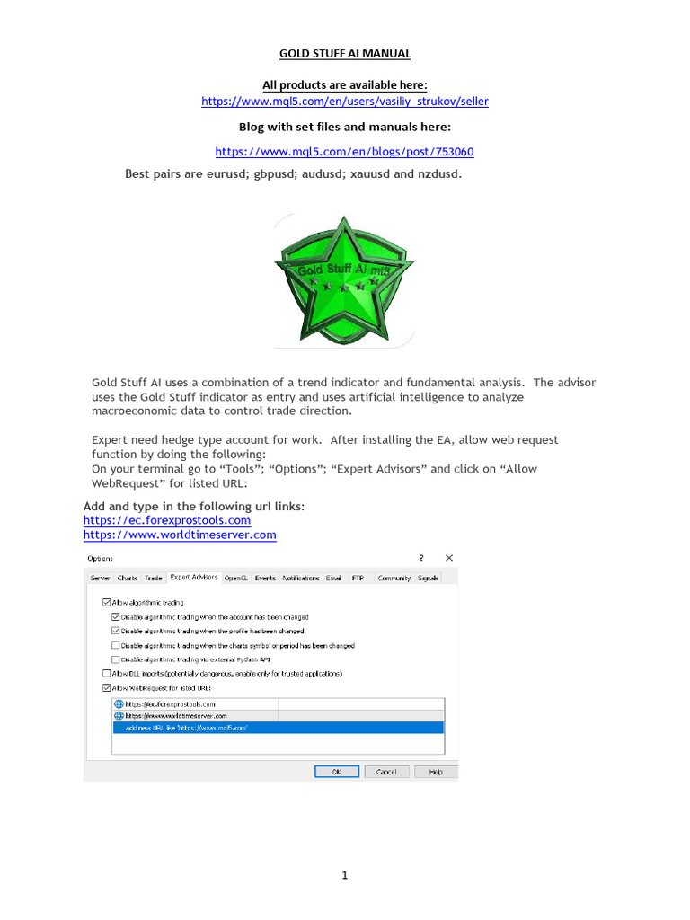 Gold Stuff Ai Manual | PDF