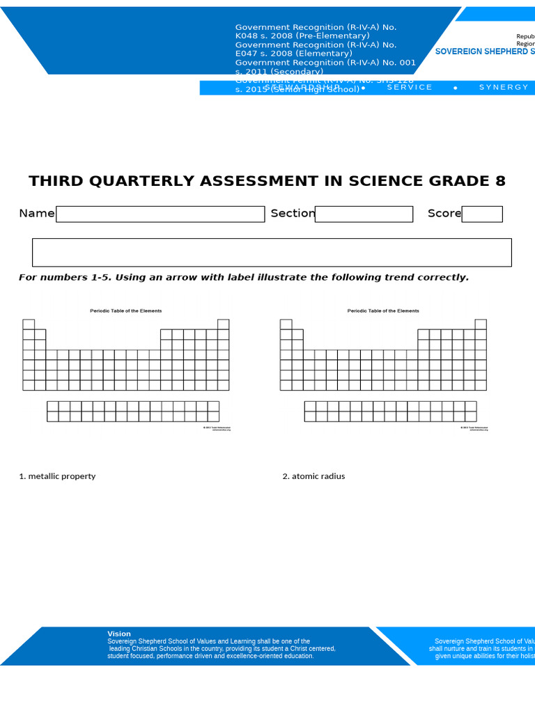 3rd QT-CHEM 8 | PDF