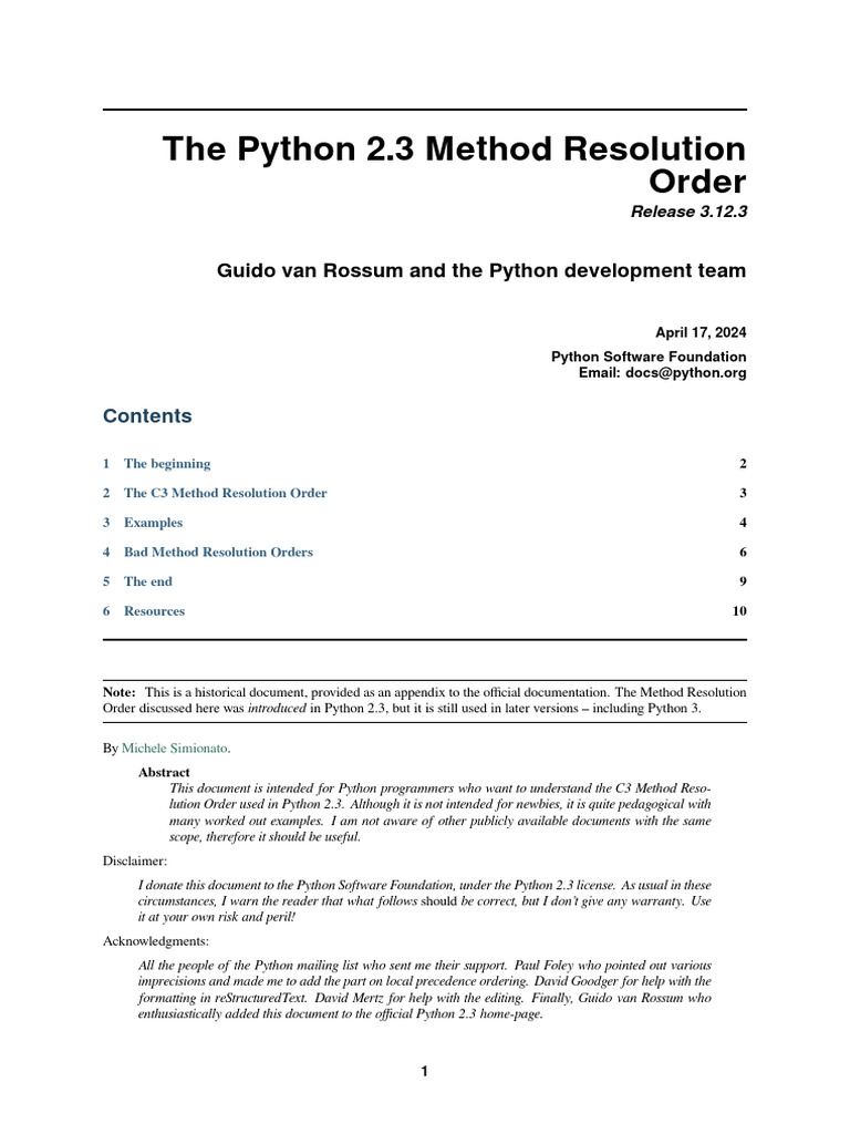 Howto Mro | PDF | Inheritance (Object Oriented Programming) | Teaching ...