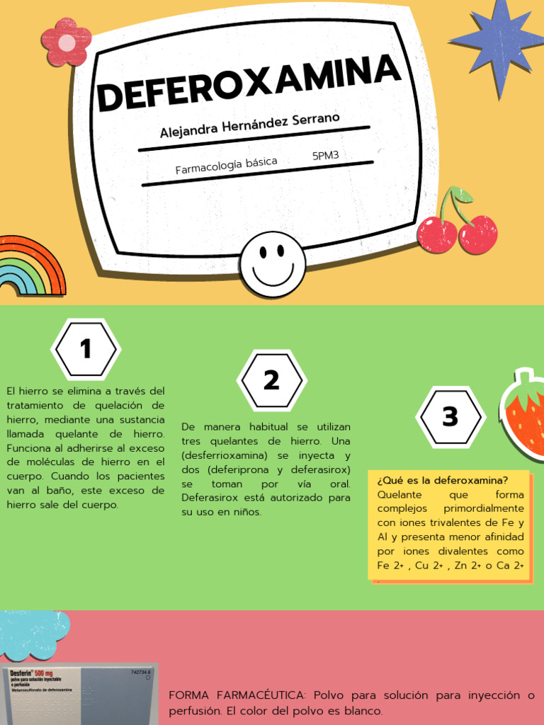 Deferoxamina - Hernández Serrano Alejandra | PDF