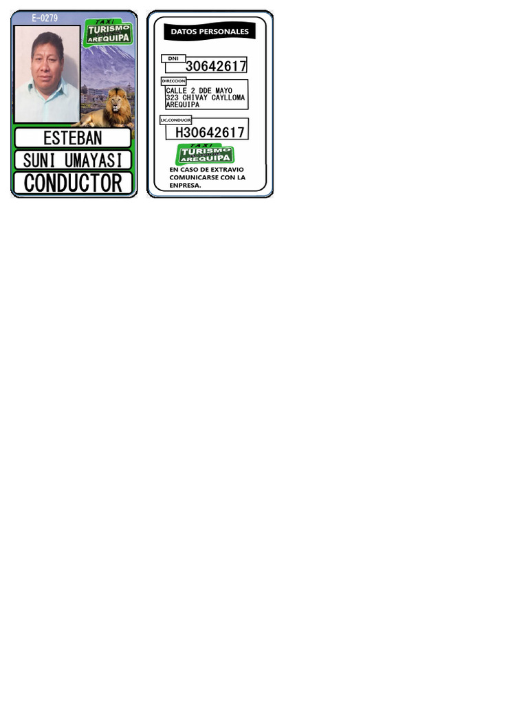 Fotochek Chiquito para Imprimir | PDF