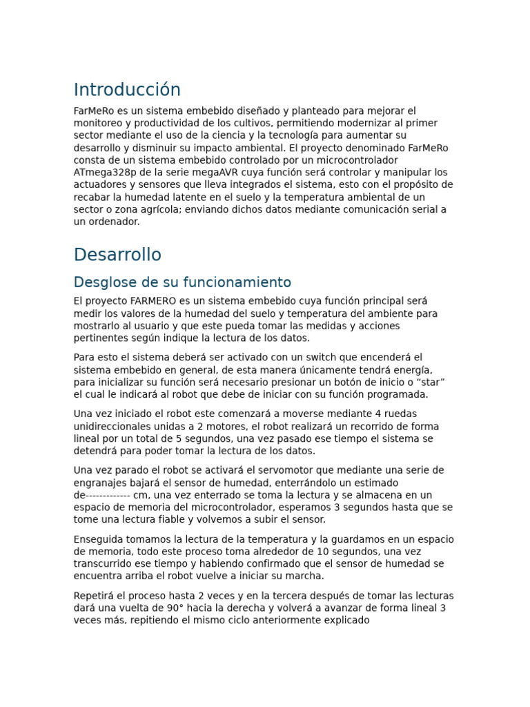 Avance Sistemas Embebidos | PDF Avance Sistemas Embebidos | PDF