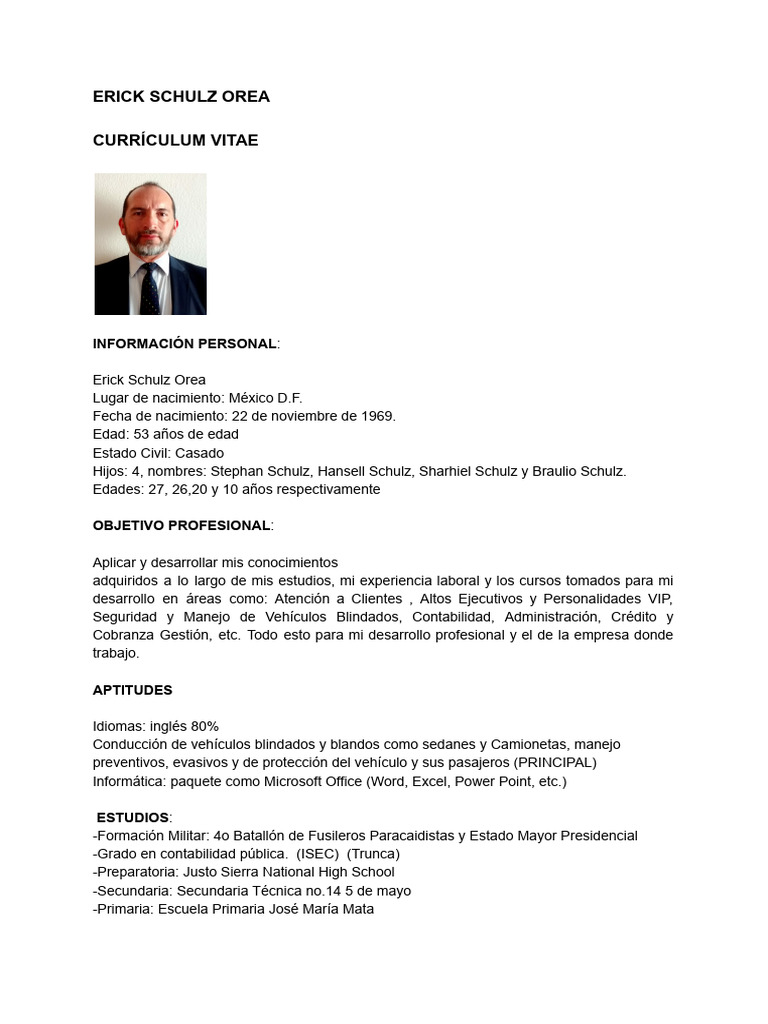 CV Erick Schulz 2023 2 | PDF
