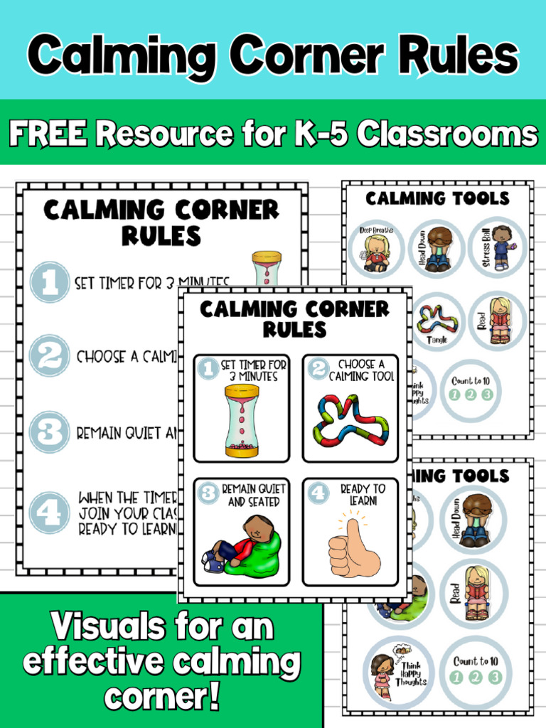 CalmingCornerRulesPosters 1 | PDF