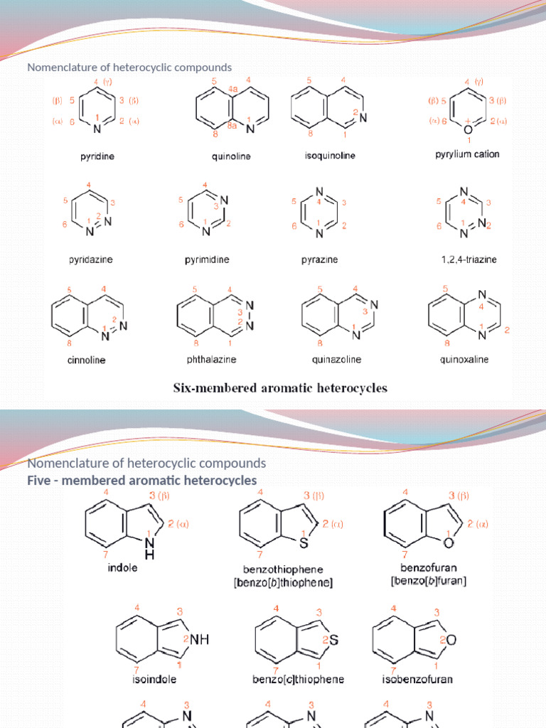 CHM 415 - Heterocyclic Chemistry | PDF | Chemical Reactions | Heterocyclic Compound