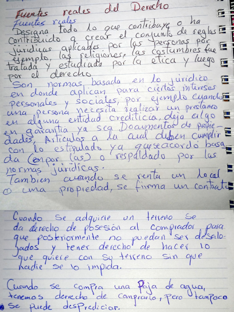 Fuentes Reales Del Derecho | PDF