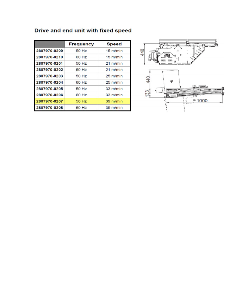 Drive and End Unit | PDF