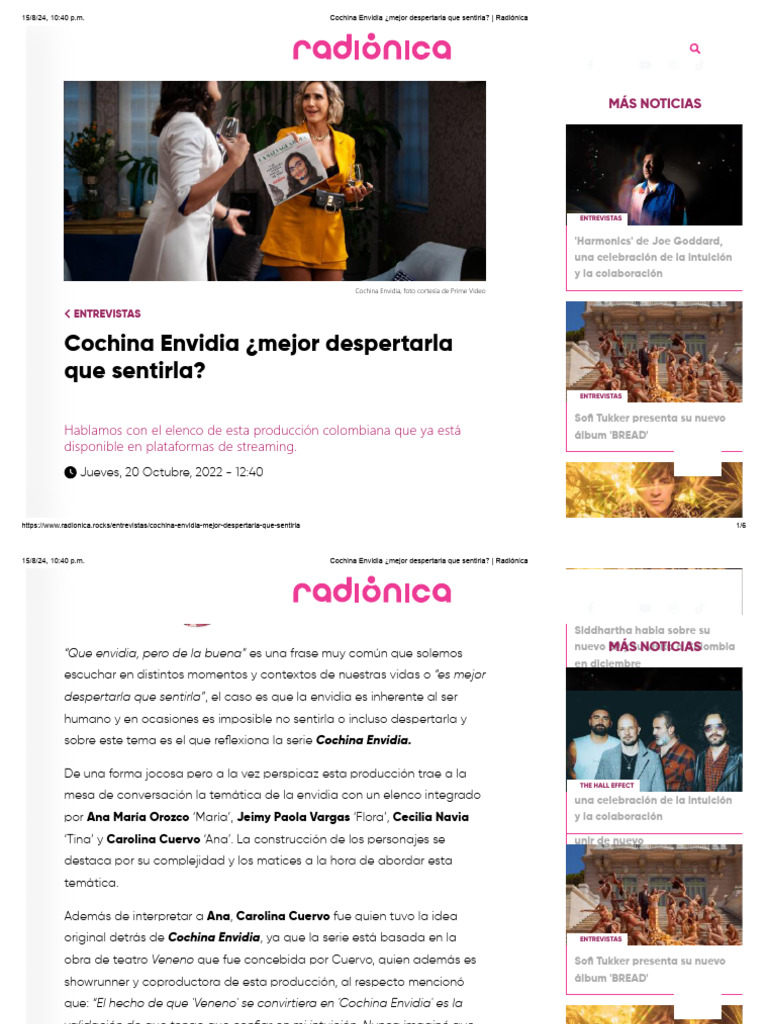 Cochina Envidia ¿Mejor Despertarla Que Sentirla - Radiónica | PDF