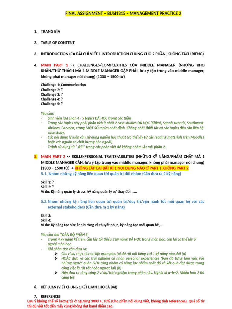 Assignment Guideline | PDF