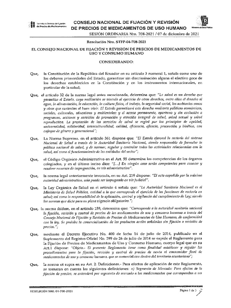 Resolucion STFP 04 708 2021 | PDF