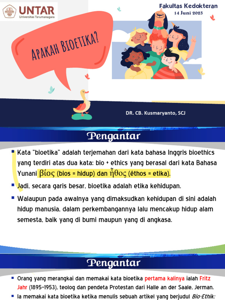 Apa Itu Bioetika | PDF