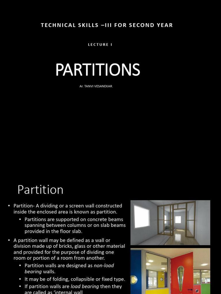 PARTITIONS | PDF