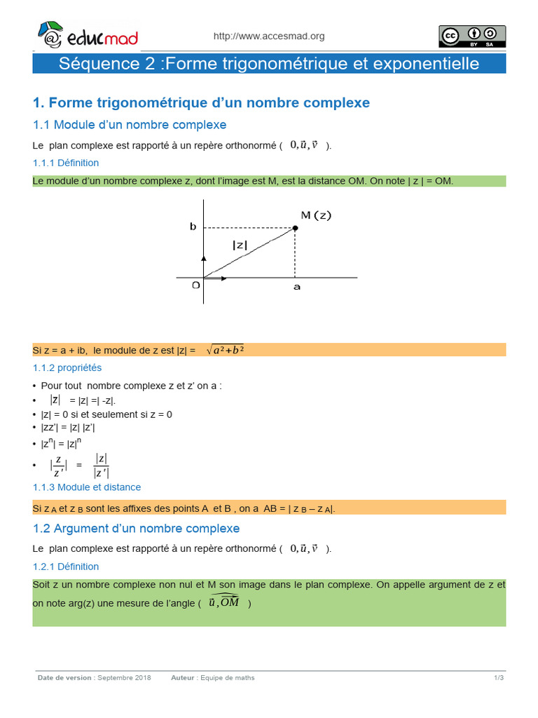 Séquence 2 Complexe Final | PDF