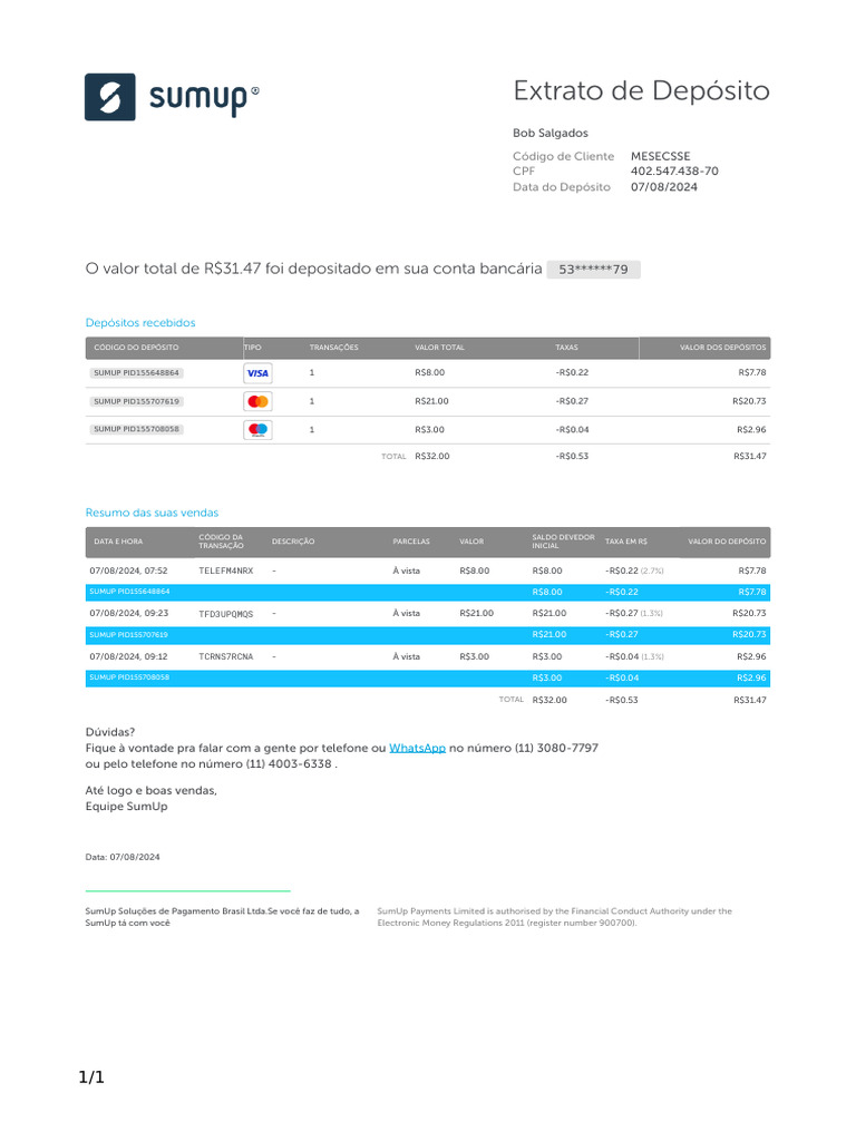 MESECSSE Daily Payout Report | PDF