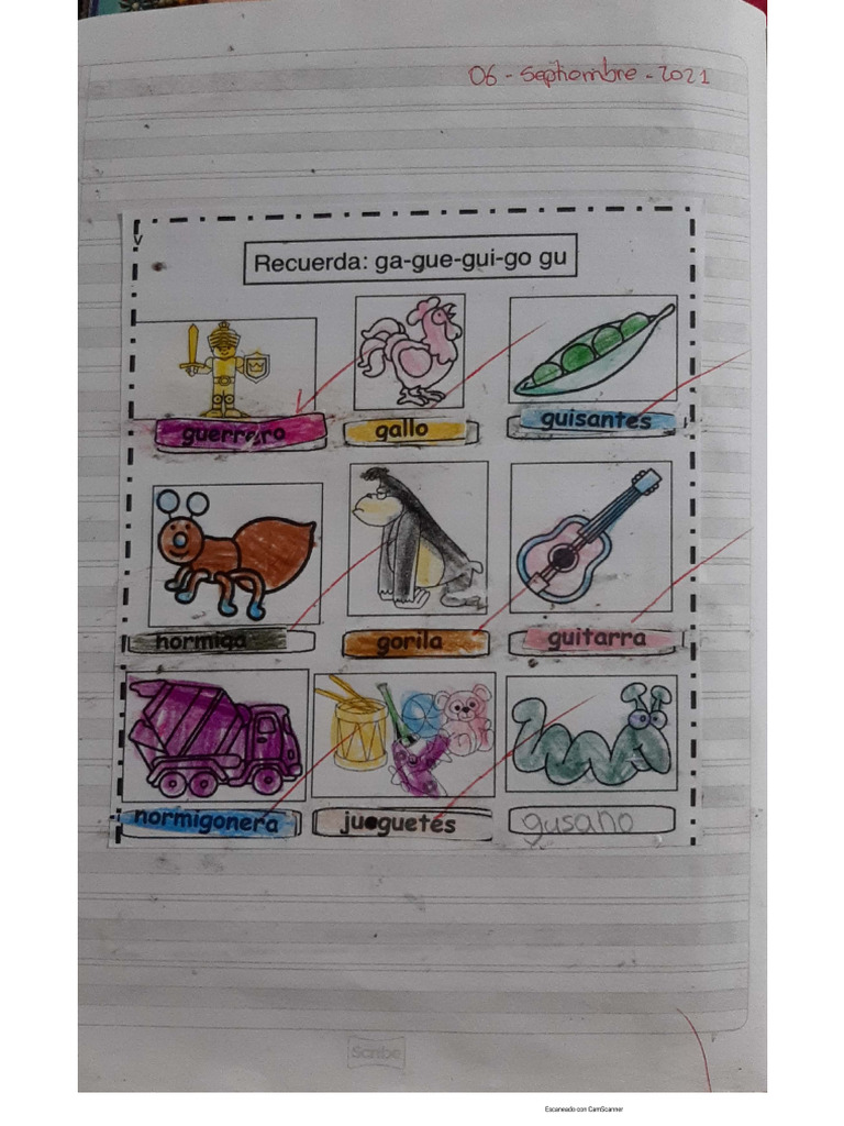 Sílabas GE-GI Ge-Gi | PDF