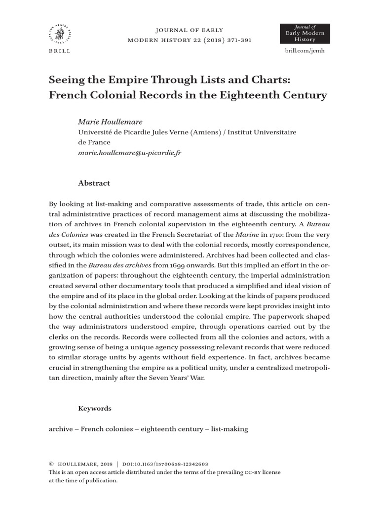 Seeing - The - Empire - Through - Lists - and - Charts - French - Paper ...