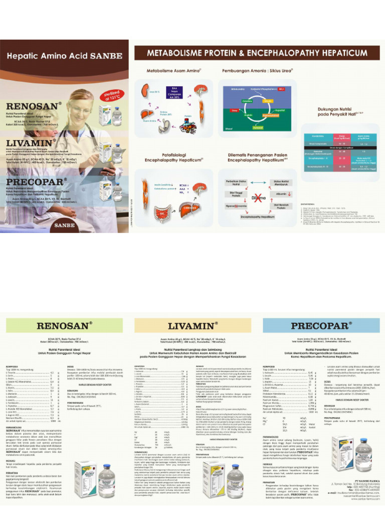 Brochure Renosan, Livamin & Precopar | PDF
