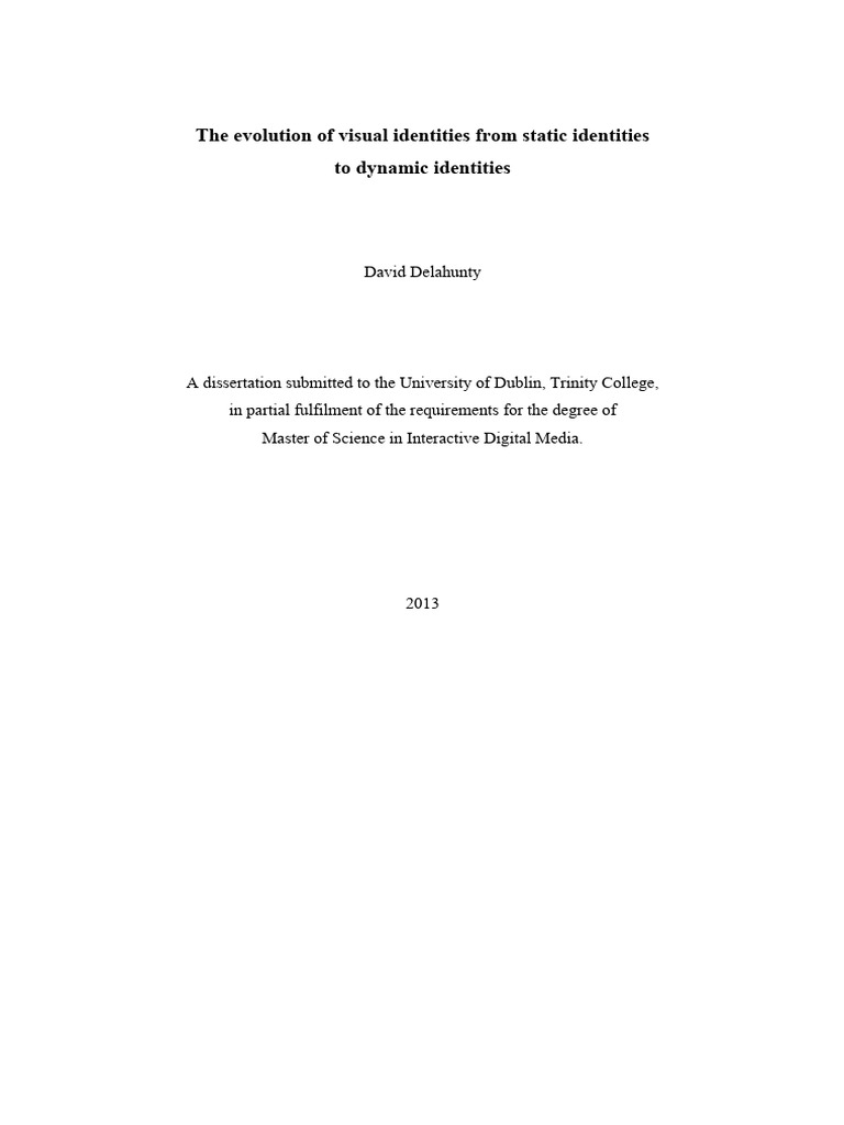 Dynamic Identities | PDF