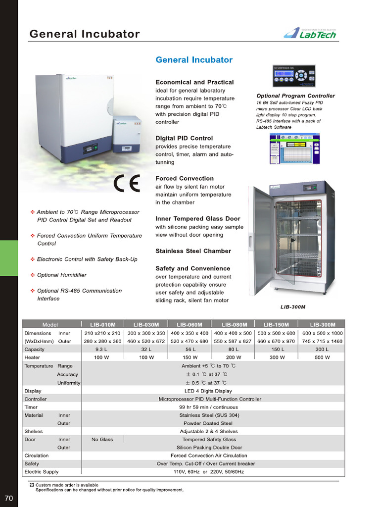 Catalogue Daihan Labtech LIB-300M | PDF