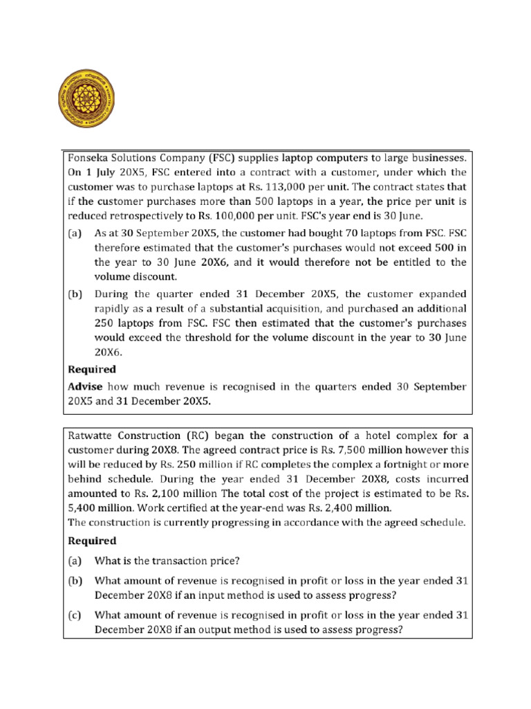 Financial Accounting Course Syllabus 2021 | PDF