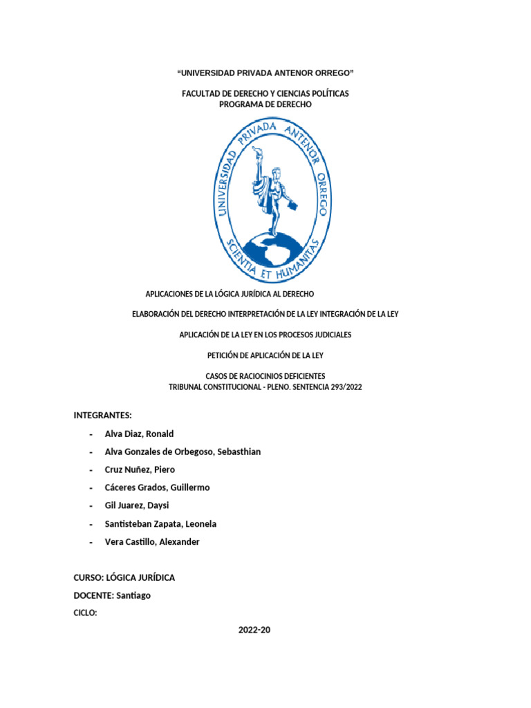 Análisis de Sentencia Del TC | PDF
