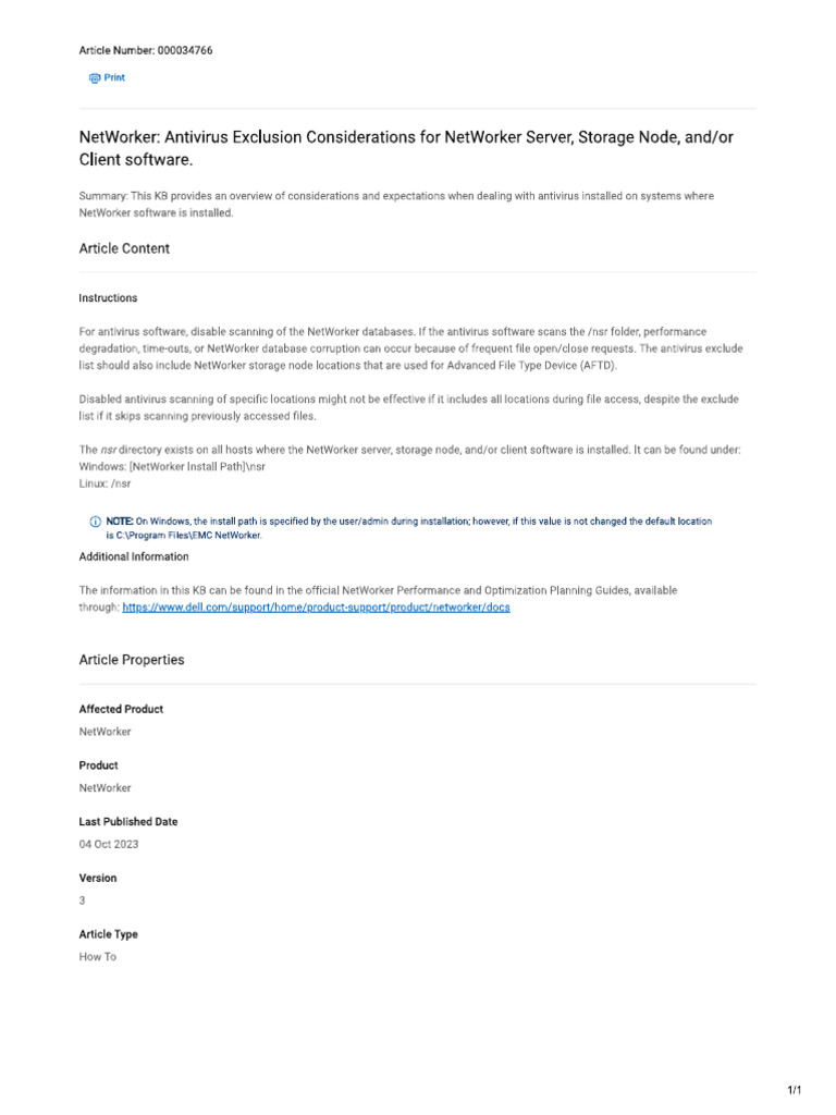 Antivirus Exclusion Considerations | PDF