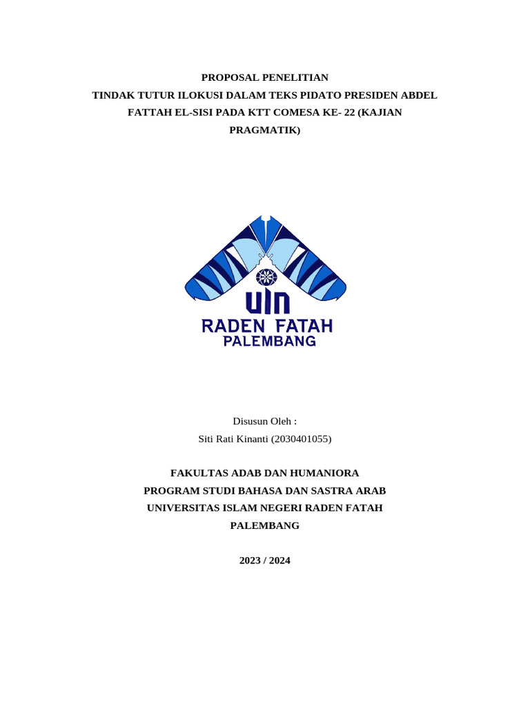 PROPOSAL PENELITIAN Uin | PDF