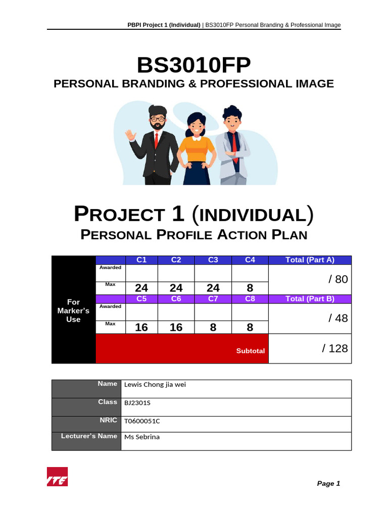 BS3010FP Project 1 Action Plan Lewis Final | PDF
