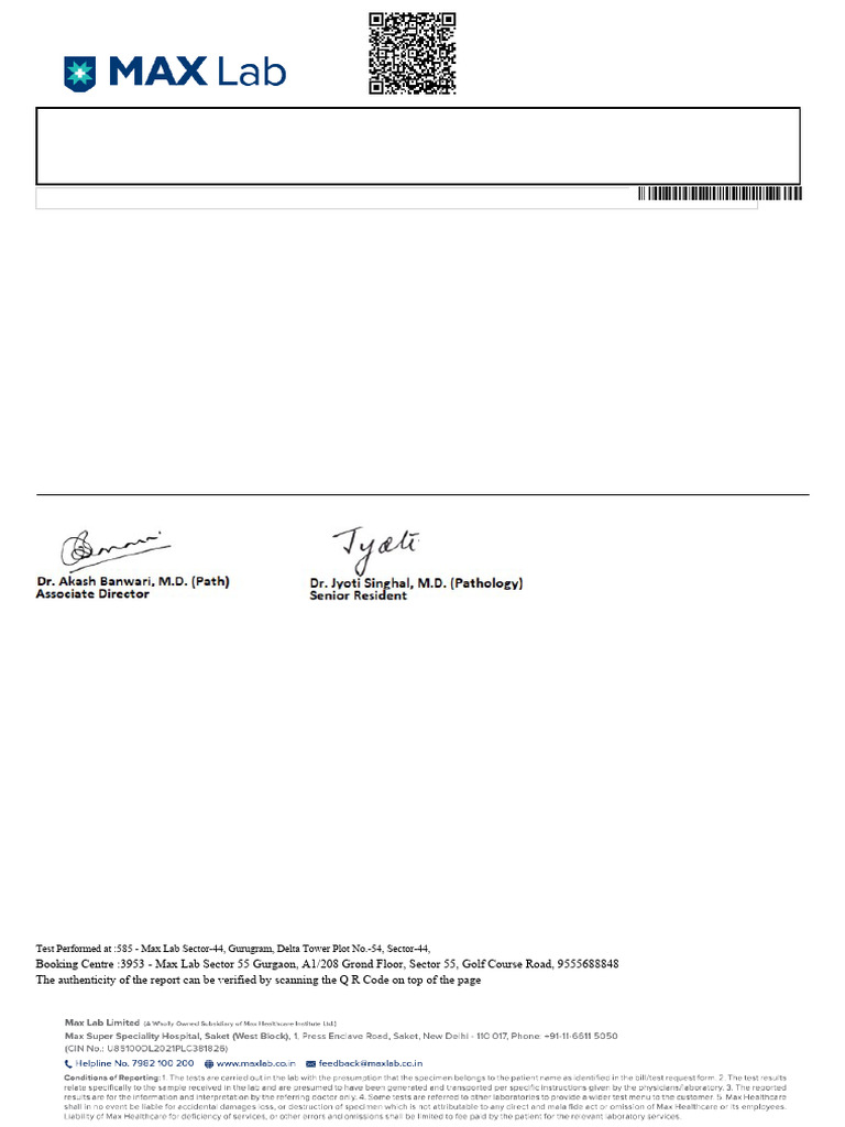 Date 09/jul/2024 03:29PM Unit Bio Ref Interval: Kindly Correlate With ...